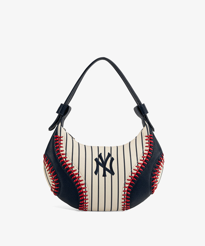 MLB New York Yankees Hobo Bag With Baseball Seams – Montana West Sports